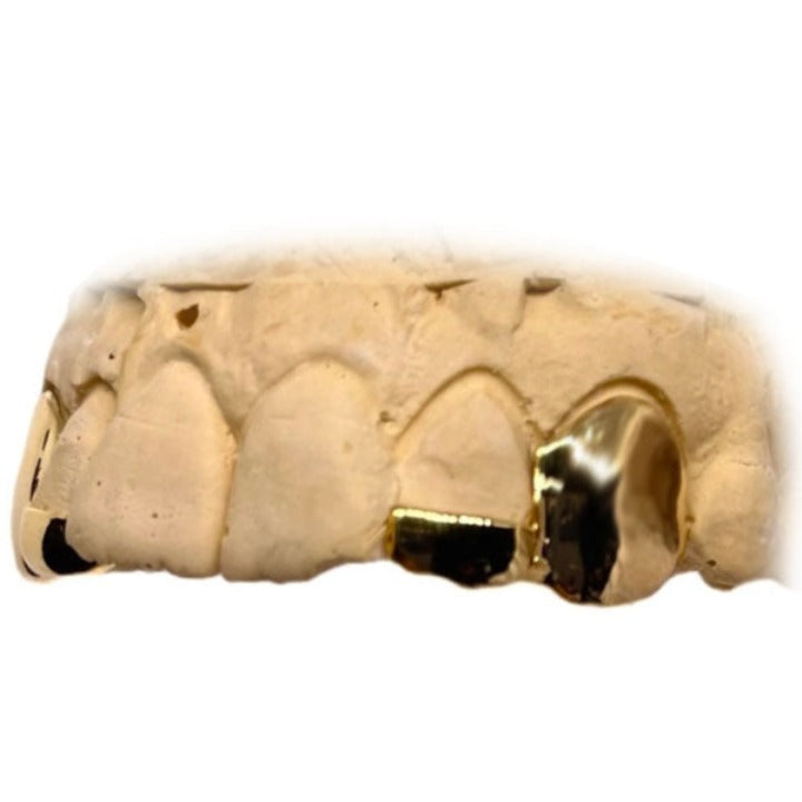 Fangs with Tips & Back Bar Custom Grillz Top or Bottom – Grillz Masters