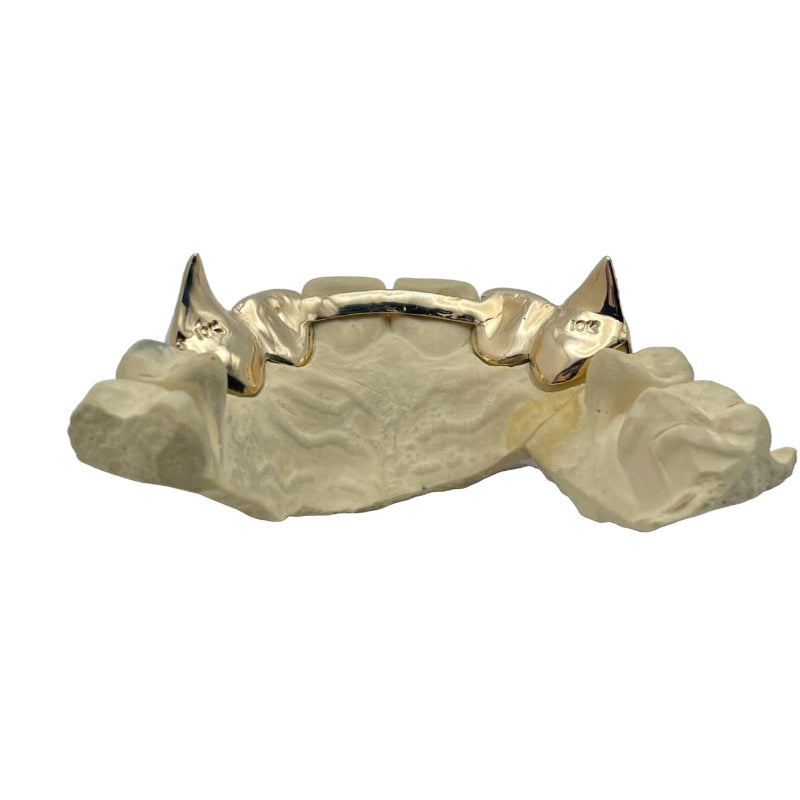 Leona Lifts Super Extended Vamp Fangs Top 4pc – Grillz Masters