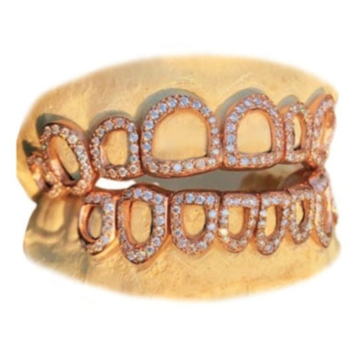 Diamond Open Face Grillz Set – Grillz Masters