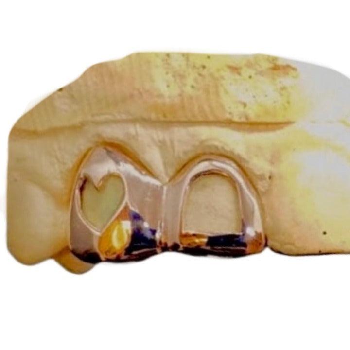 Heart Window Grillz Top or Bottom 2pc – Grillz Masters