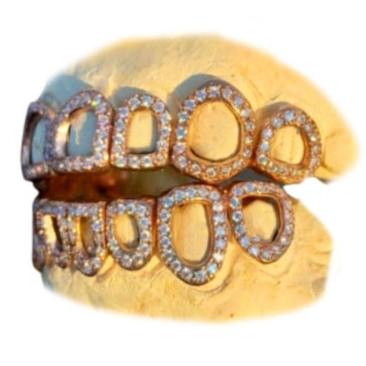 Diamond Open Face Grillz Set – Grillz Masters